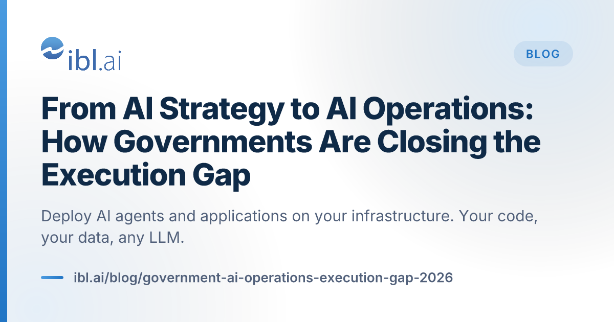From AI Strategy to AI Operations: How Gove... | ibl.ai Blog