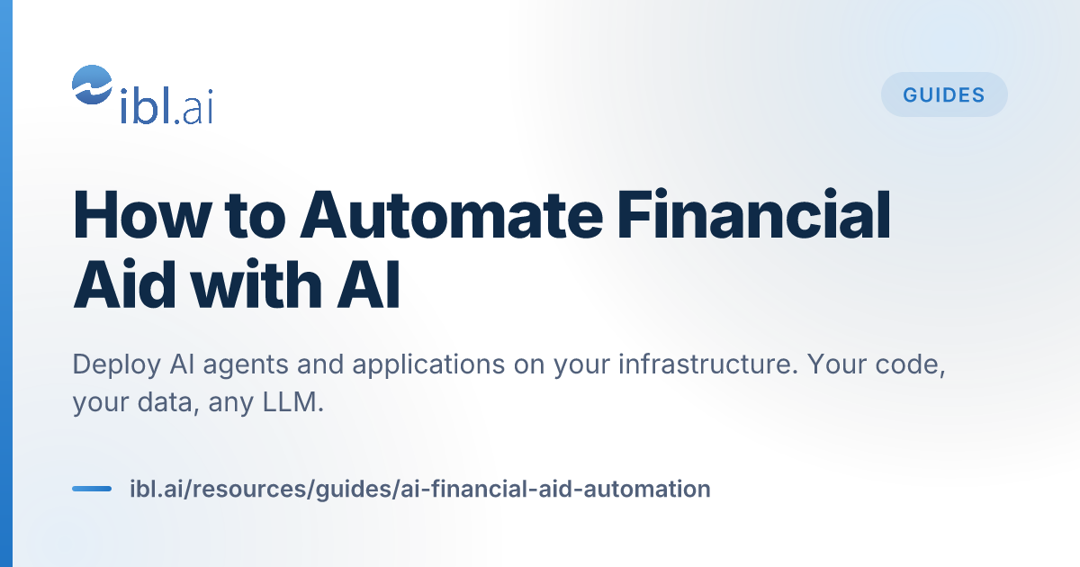 How to Automate Financial Aid with AI | ibl.ai